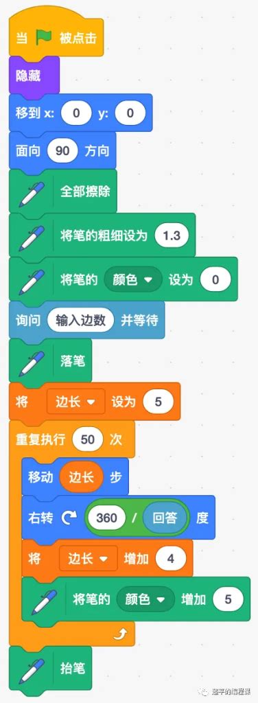 scratch神奇画笔 第10届蓝桥杯scratch国赛教程 超平的编程课