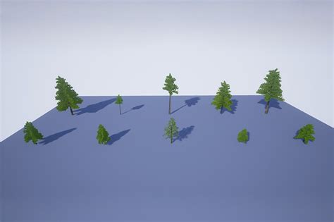 Realistic Trees Tree Variations Types Optimised Tree Support Look Alive Creative Photos D