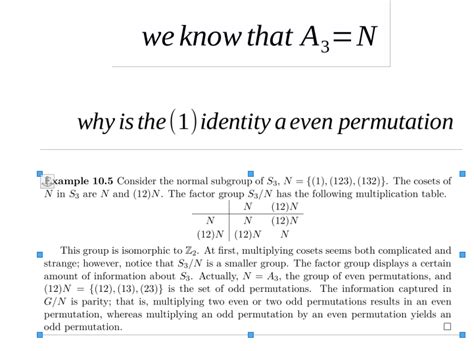 Solved We Know That A2n Why Is The1 Identity A Even