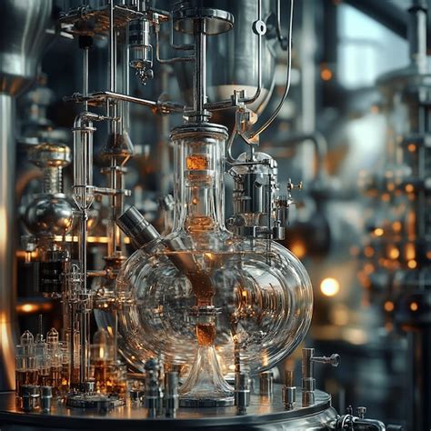 Chemistry Lab Setup With Glassware And Equipment Premium Ai Generated Chemistry Lab Setup With Glassware And Equipment Premium Ai Generated