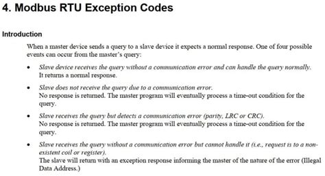 Communications Protocol Error Codes Modbus TCP Modbus RTU Fiber Optic TCP Etc Measurement