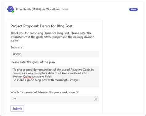 using power automate for project lifecycle workflows in project online