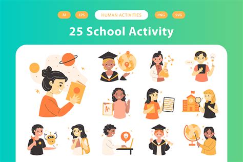 Download School Activity Icon Pack Available In Svg Png And Icon Fonts