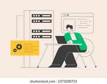 Web Development Abstract Concept Vector Illustration Stock Vector Royalty Free