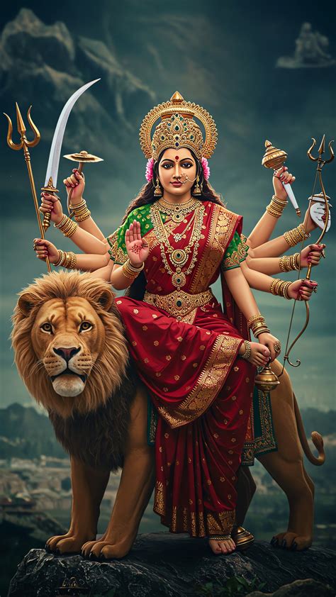 Devlok Arts नवदुर्गा शक्ति भक्ति और विजय का महापर्व 🌸🙏 नवरात्रि का पावन पर्व माँ दुर्गा के