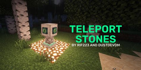 GitHub OutPlaceDM TeleportStones A Minecraft Datapack That Allows Players To Craft Place And