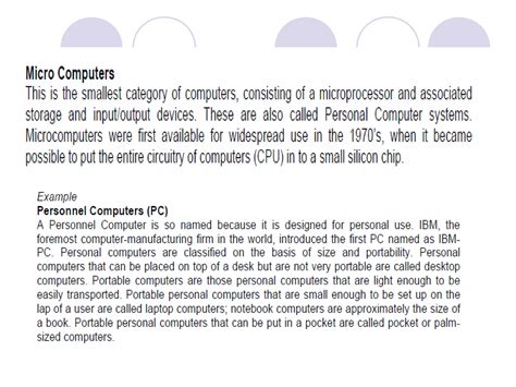 classification of computers ppt