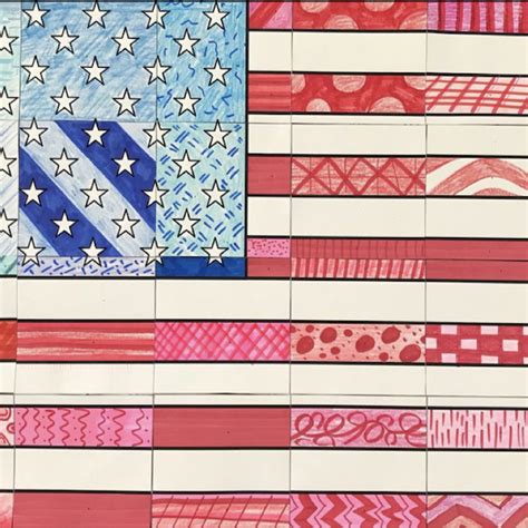 Collaborative Posters Using Monochromatic Patterns Art With Jenny K