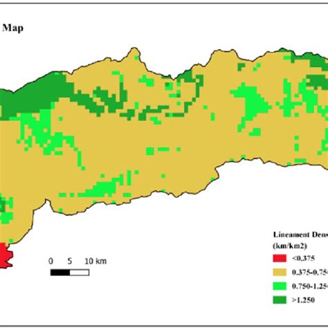 Drainage Density Map Of Serayu Watershed And Weight Value Download Scientific Diagram