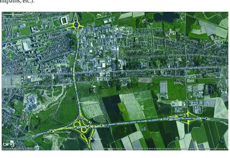 Aerial View Of The Osm Road Network Download Scientific Diagram