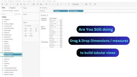How To Create Tabular Views In Tableau Srikanth ↗️ Posted On The Topic Linkedin