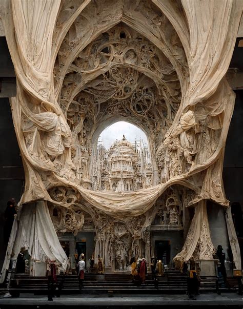 Silk And Stone Converge In Luxurious Ai Generated Baroque Architecture Artofit