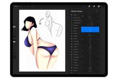 Plus Size Body Poses For Procreate