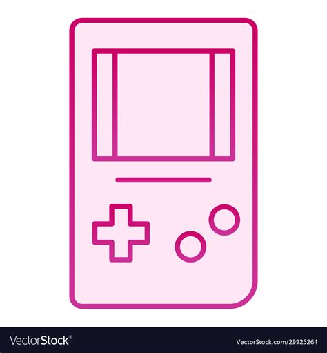 Tetris Flat Icon Game Console Royalty Free Vector Image