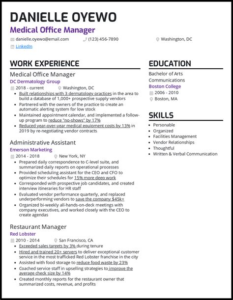 Office Manager Objective Examples