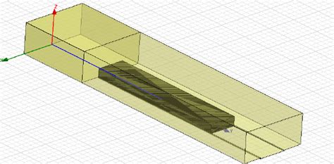 hfss geometry for the 29 33ghz setup download scientific diagram