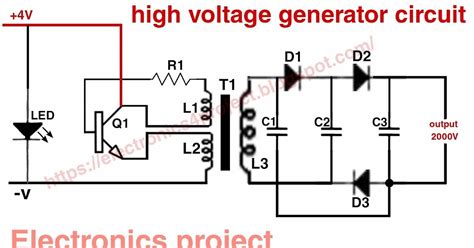 High Voltage Generator Circuit Diagram High Voltage Circuit Circuit Diagram