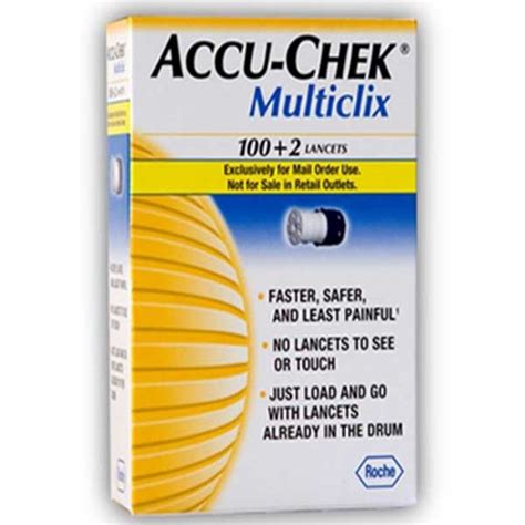 Accu Chek Multiclix Lancets 102ct Diabetic Outlet