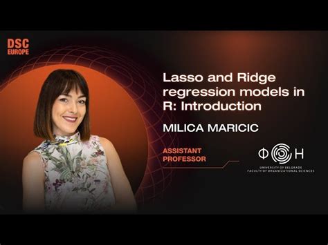 free video introduction to lasso and ridge regression models in r from