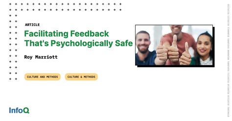 Facilitating Feedback Thats Psychologically Safe Infoq