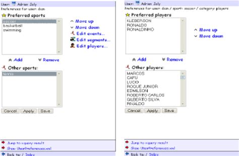 User Preferences Management Pages Download Scientific Diagram