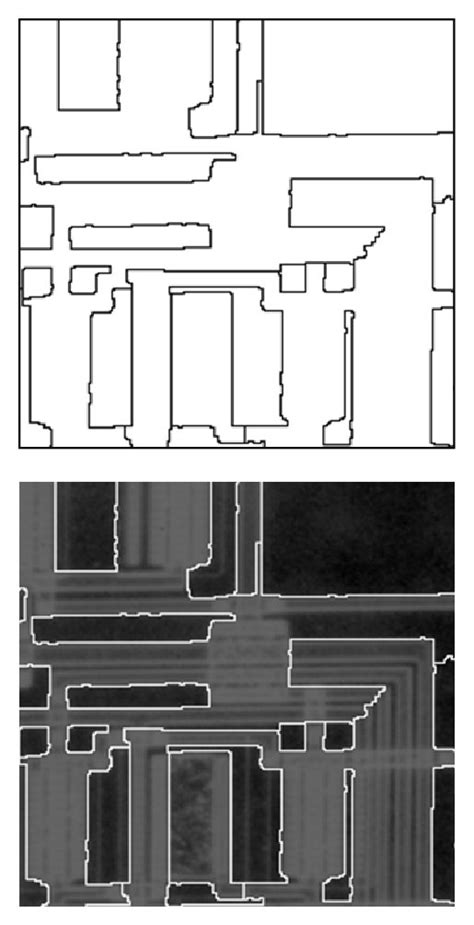 A Industrial Circuit Image B Segmentation Using Our Proposed