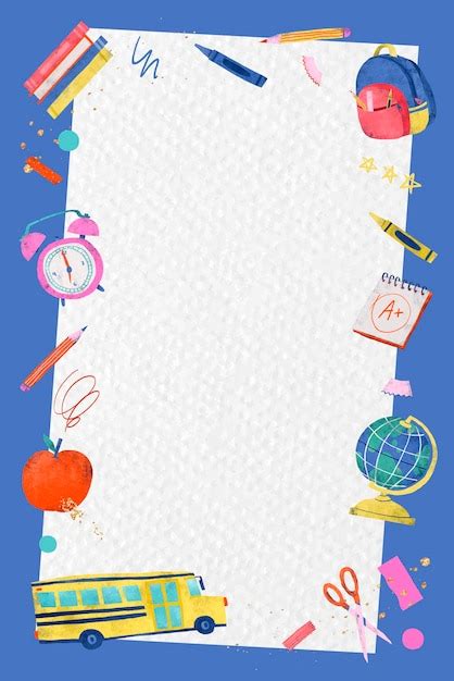 School Wallpaper Border