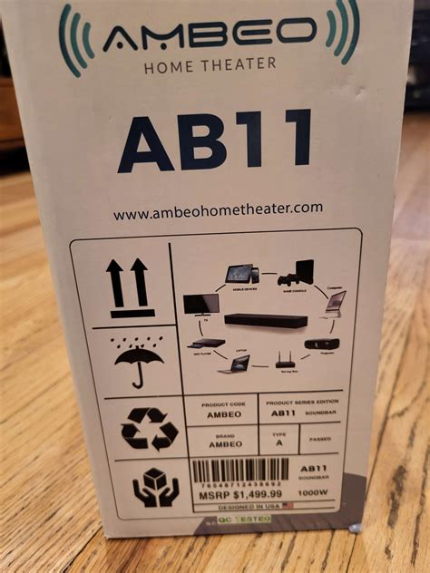 Ambeo Home Theater Ab11 Soundbar New Ebay