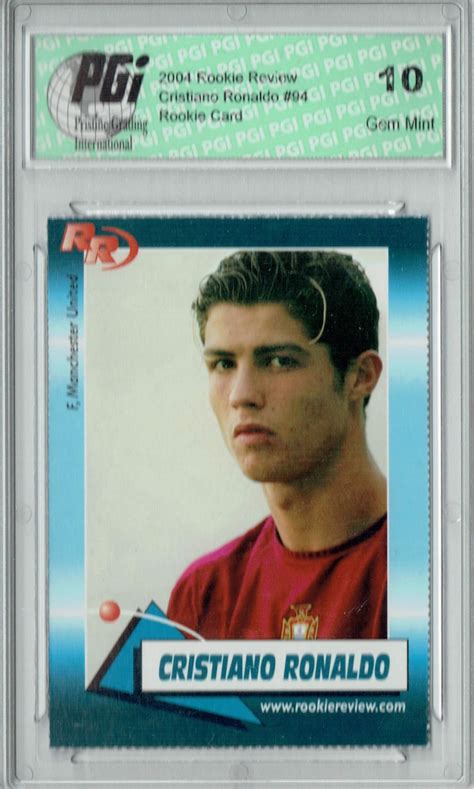 Cristiano Ronaldo 2004 Rookie Review Card Pgi 10 Portugal Manchester