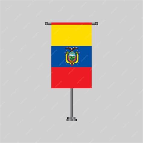 Premium Vector Illustration Of Ecuador Flag Template