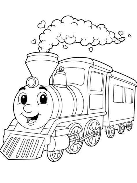 47 기차 색칠공부 고유한 인쇄 가능 Pdf 무료