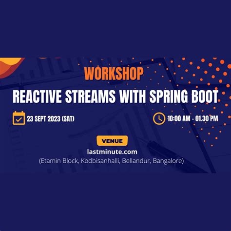 Konfhub On Linkedin Reactivestreams Springboot Workshop Techevent