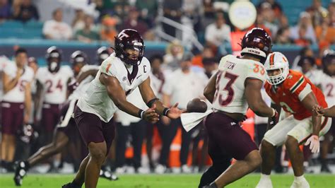 Virginia Tech Football Brent Pry Updates Kyron Drones And Bhayshul