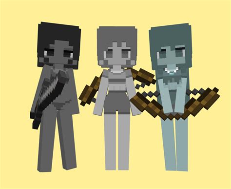 Skeleton Minecraft Girl