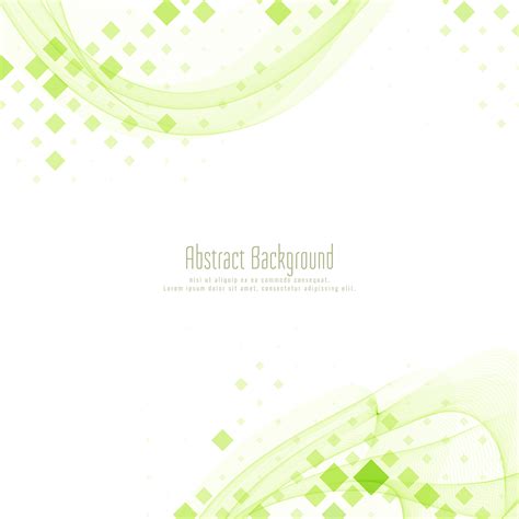 Abstract Green Mosaic Background With Waves 261076 Vector Art At Vecteezy