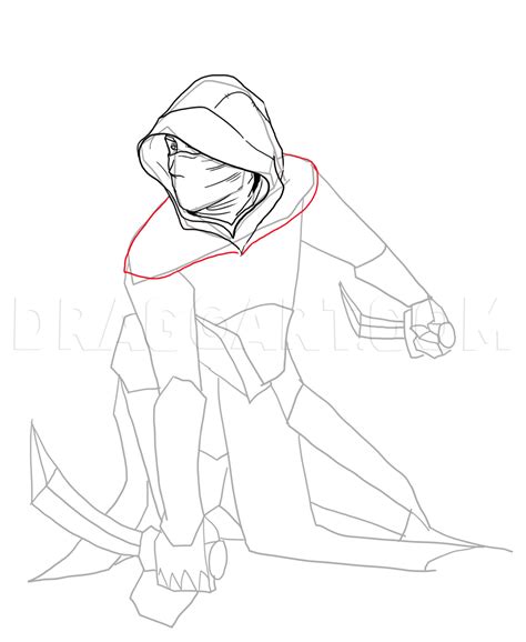 How To Draw An Assassin Drawing Step By Step By Neekonoir Dragoart