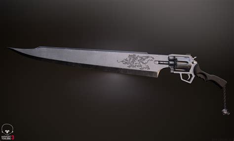 Modeled Squalls Gunblade For My Props And Weapons Class X Post From R