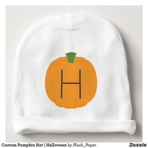 Custom Pumpkin Hat Halloween Halloween Birthday Party Invitations