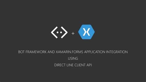 Bot Framework With Xamarin Forms Pdf