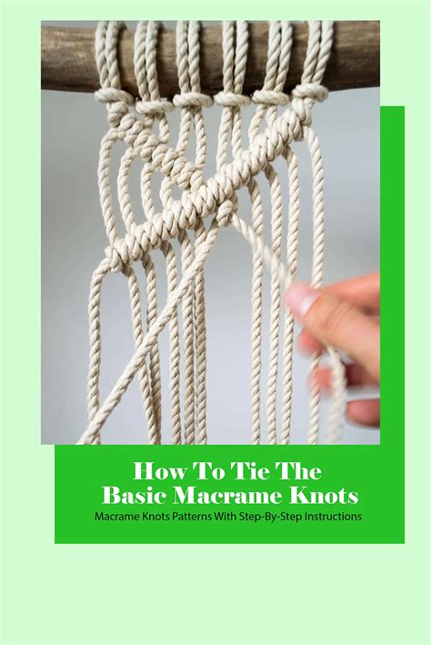 Simple Macrame Knots Instructions At David Masterson Blog