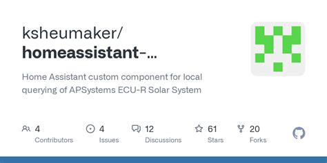 Apsystems Aps Ecu R Local Inverters Data Pull Custom Integrations