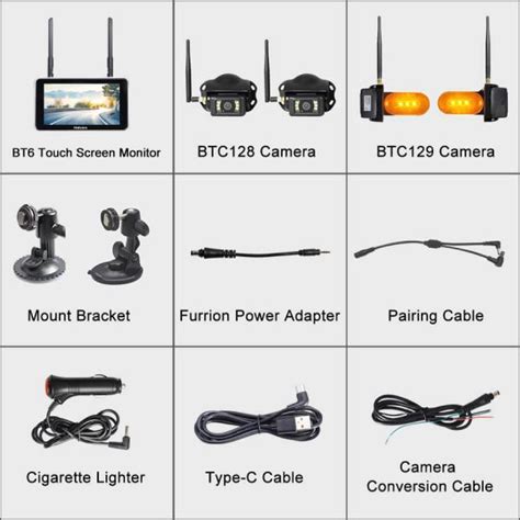 Byte Tango BT Touch Ultimate P Wireless Backup Camera System With Cameras Touch Screen