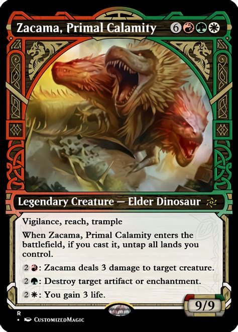 Zacama Primal Calamity Magic The Gathering Proxy Cards