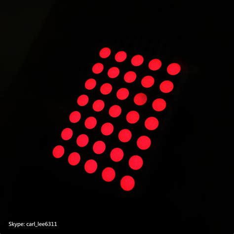 Dot Matrix Led Display 5x7 Matrix Led 5x7 Blue Led Dot Matrix 5x7 View Matrix 5x7 KEM Product