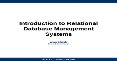 Pdf Introduction To Relational Database Management · Pdf