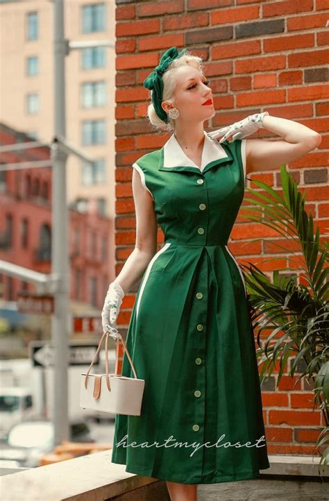 Plissee Aline Retro Vintage Kleid 50er Jahre Nach Maß Etsy De