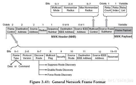 第四章：zigbee学习笔记之网络层帧格式分析（上）zigbee网络数据帧格式 Csdn博客
