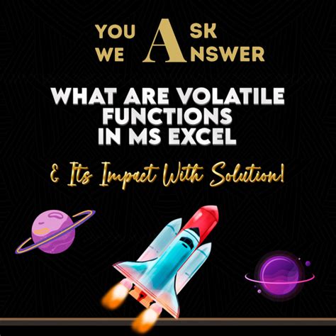 Volatile Functions In Excel Pros Cons And Handling Strategies