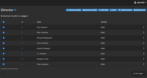 Actions — Piccolo Admin 1110 Documentation