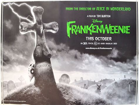 Frankenweenie Poster Frankenweenie Monster Movie Posters